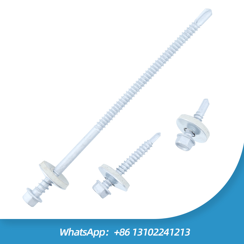 Dacromet Self Drilling Hex Head Screws With Bonded Washer